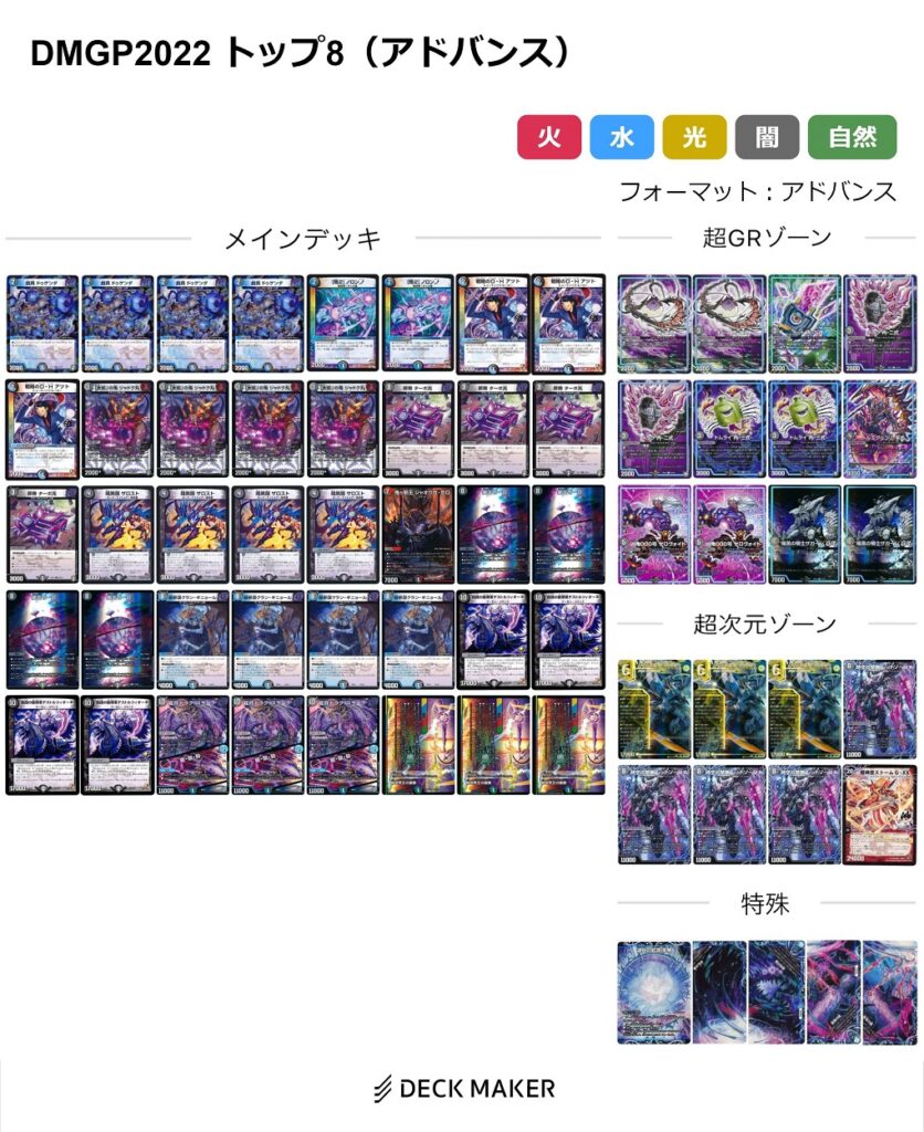 【デュエマ】DMGP2022 Day1のお話 ～アドバンス編～【GP振り返り】 | flat-デュエマ工房blog
