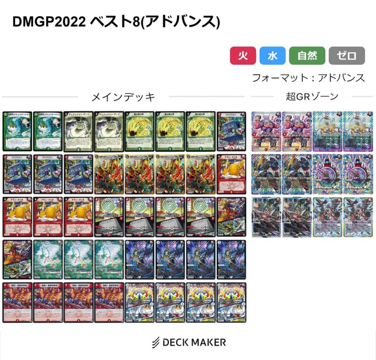 【デュエマ】DMGP2022 Day1のお話 ～アドバンス編～【GP振り返り】 | flat-デュエマ工房blog